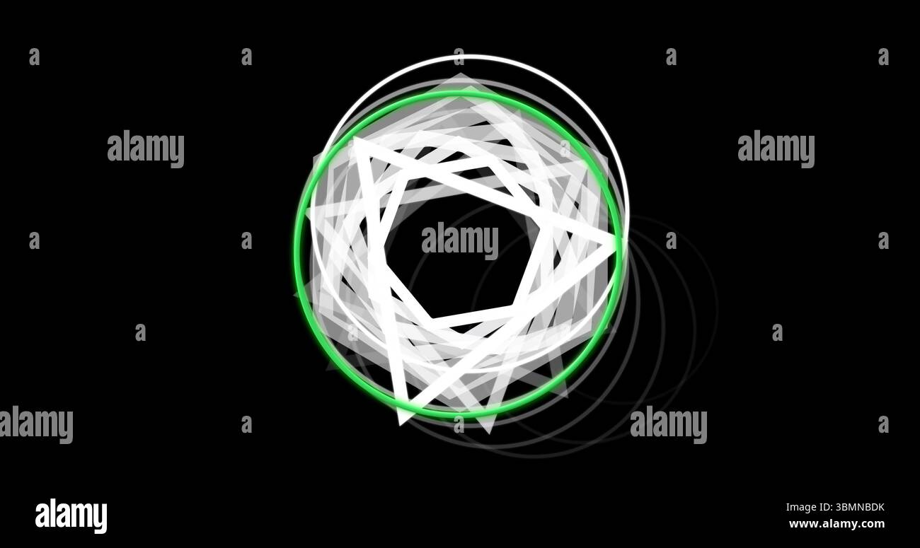 Sleek neon circle abstract hi-res stock photography and images - Alamy