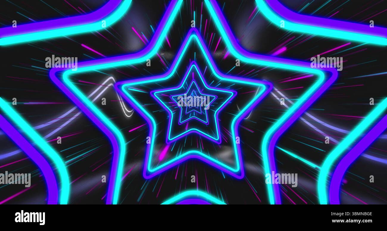 Neon stars hi-res stock photography and images - Alamy