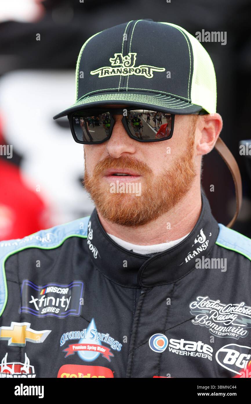 HAMPTON, GA - JUNE 27: Jeb Burton (#27 Jordan Anderson Racing AJ ...