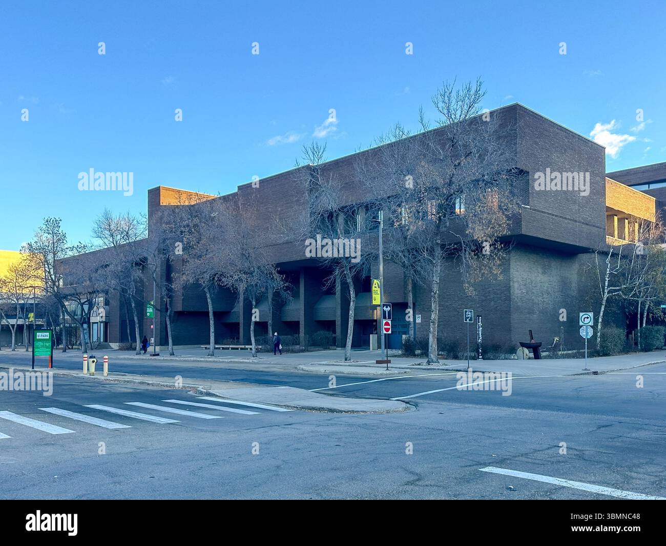 Edmonton, Alberta - November 14, 2023: Modern architecture on the ...