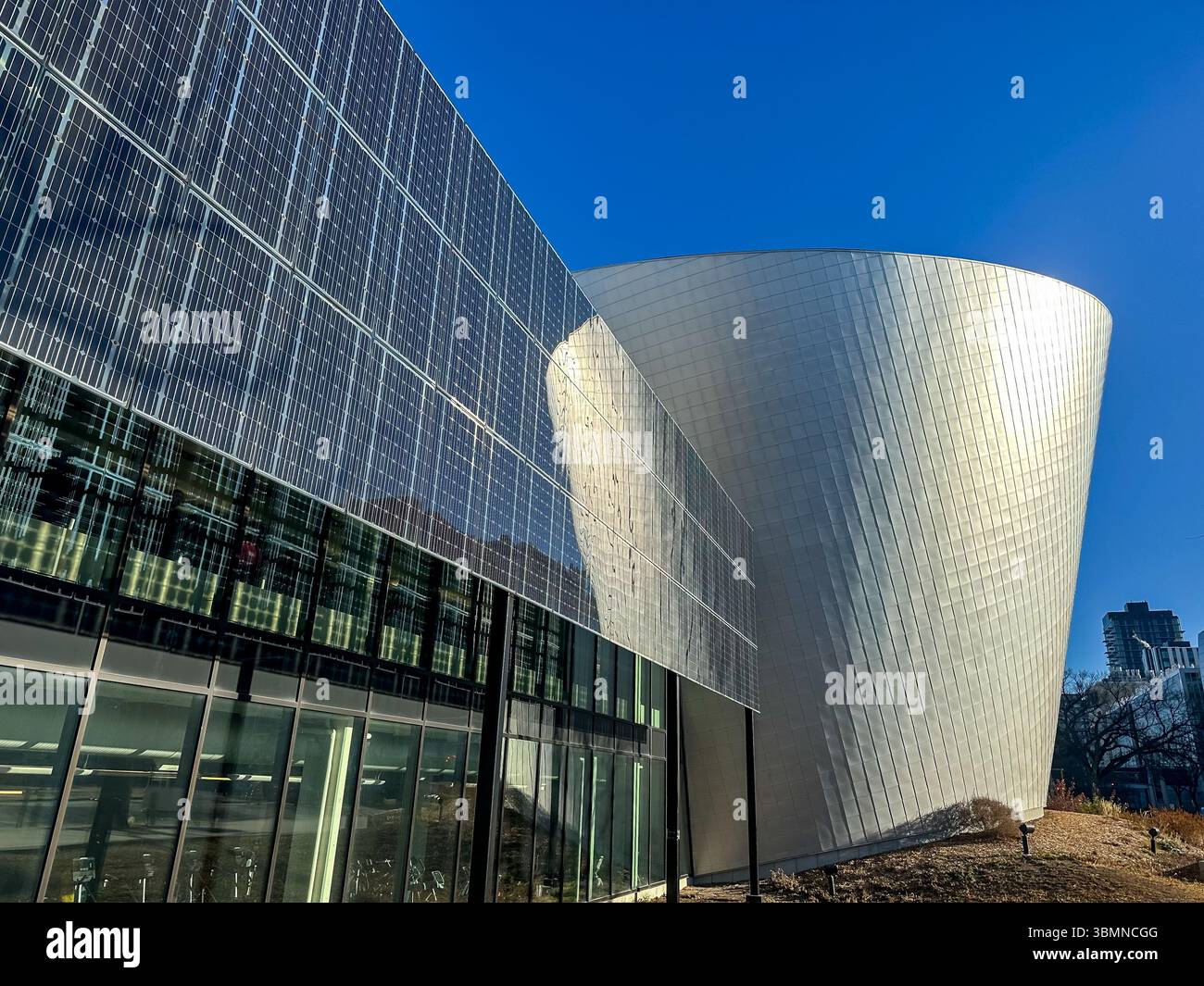Edmonton, Alberta - November 14, 2023: Modern architecture on the ...