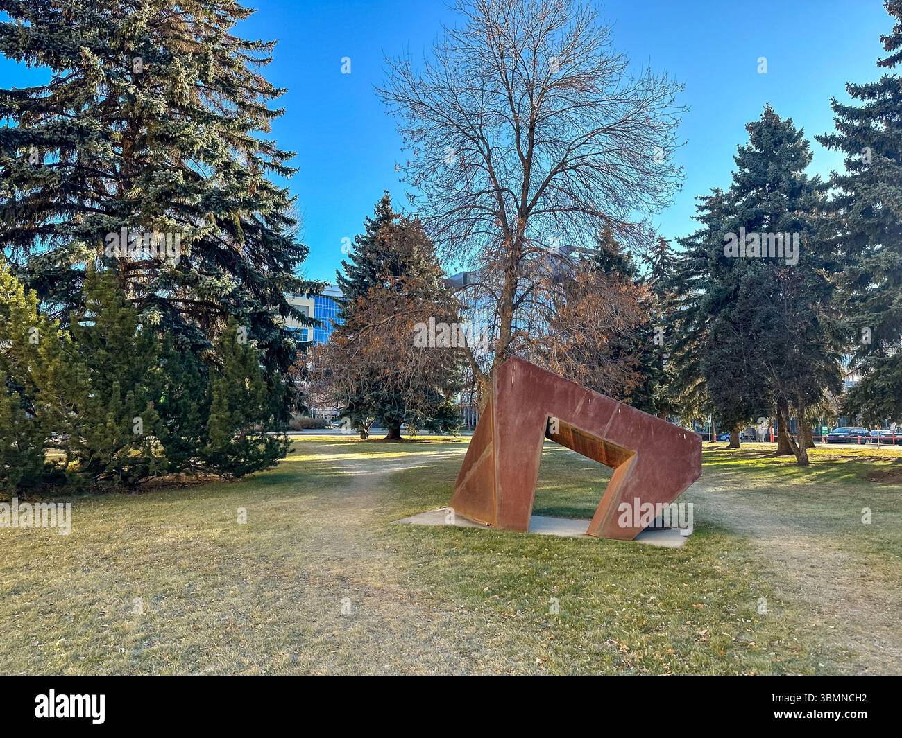 Edmonton, Alberta - November 14, 2023: Modern architecture on the ...