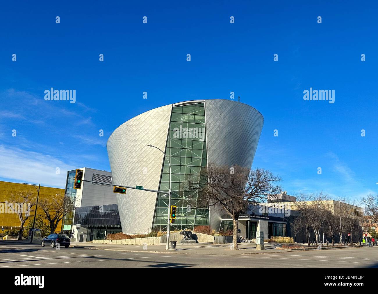 Edmonton, Alberta - November 14, 2023: Modern architecture on the ...