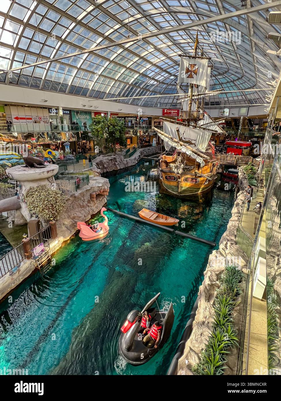 Edmonton, Alberta - October 13, 2024: The lagoon in the West Edmonton ...