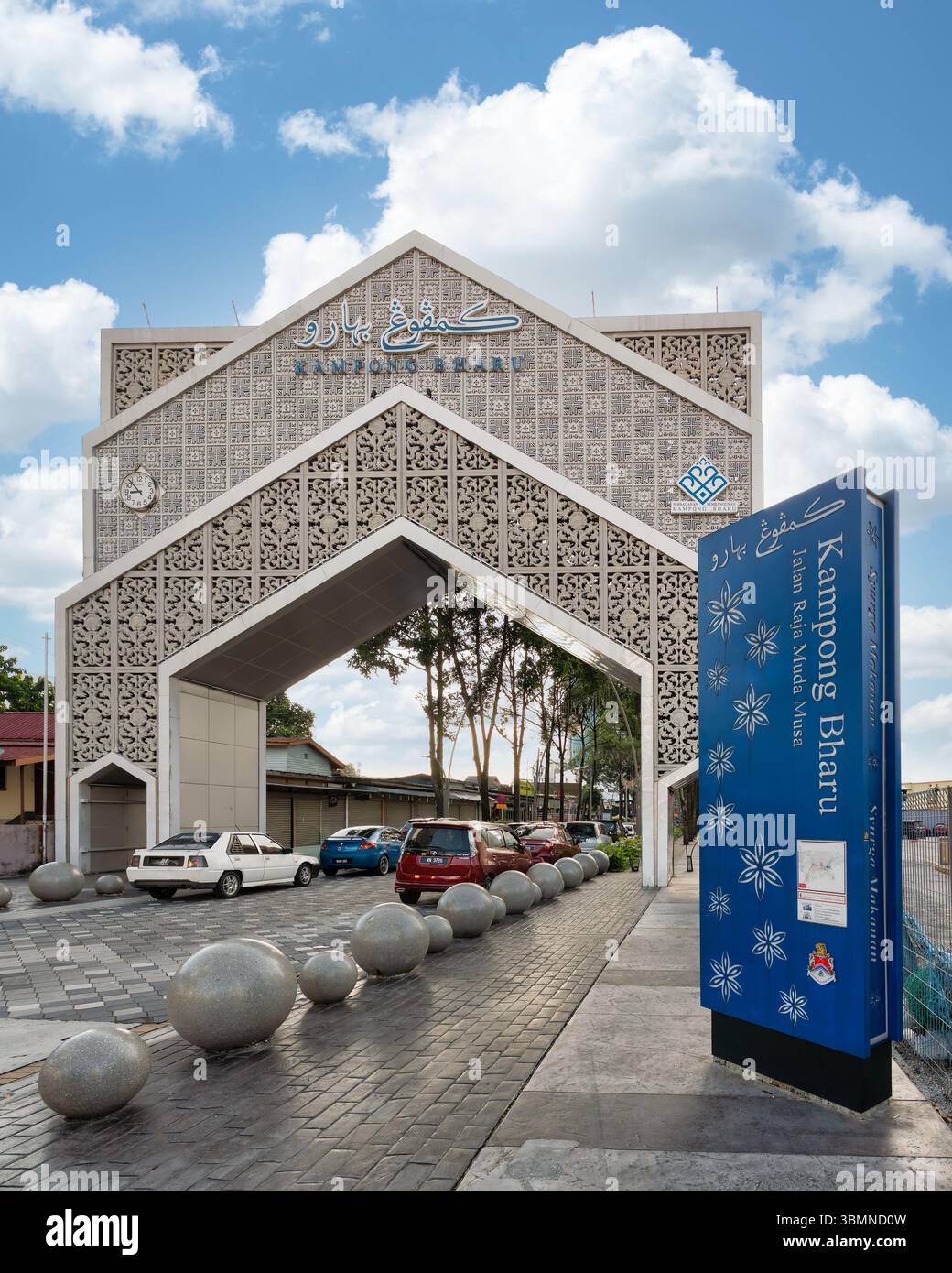 Kuala Lumpur, Malaysia - March 1, 2025: The ornate entrance gate to ...