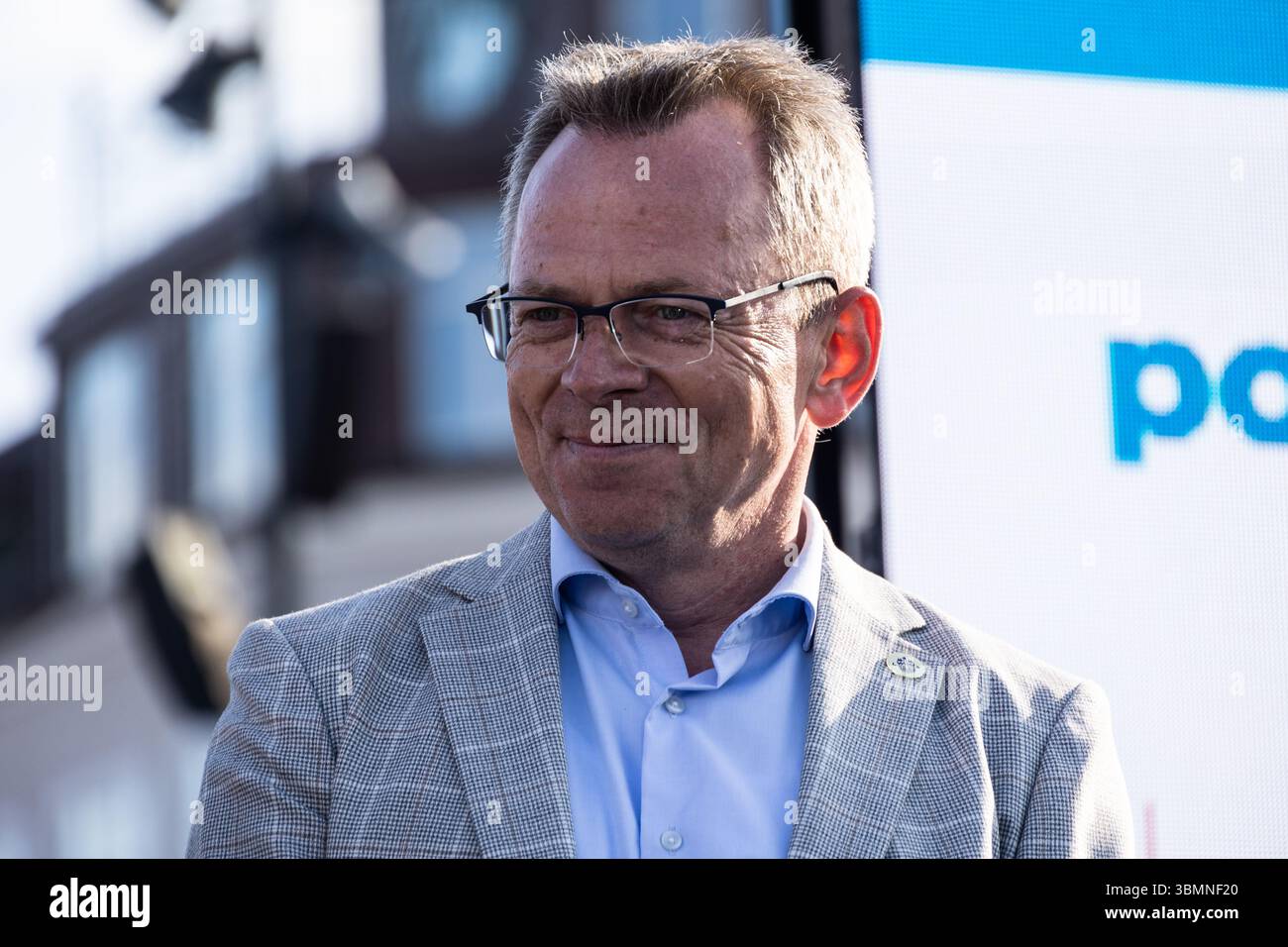Aalborg Municipality Alderman Jan Nymark Rose Thaysen is seen after the ...