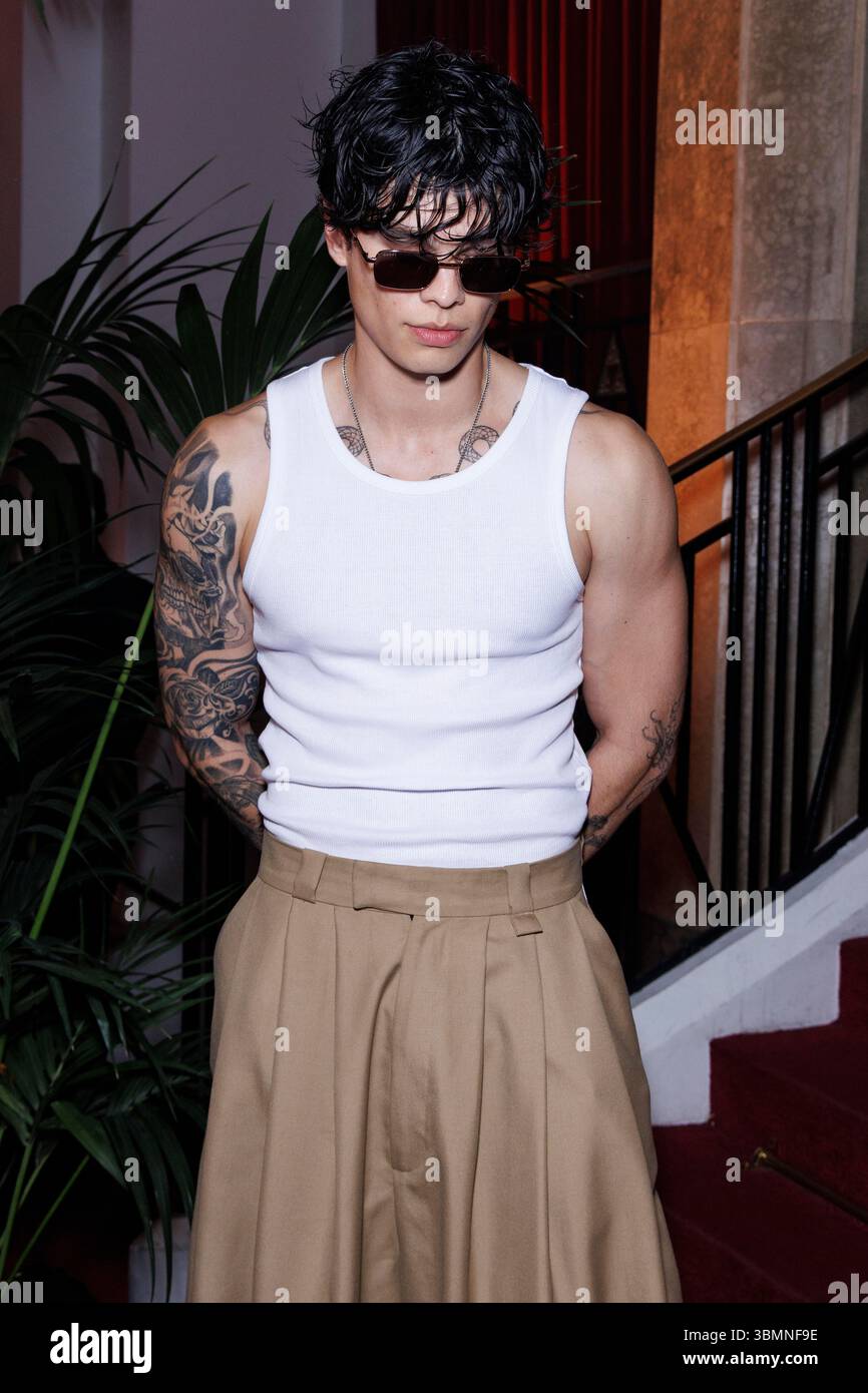 Jashlem attends WILLY CHAVARRIA Spring-Summer 2026 runway during Paris ...