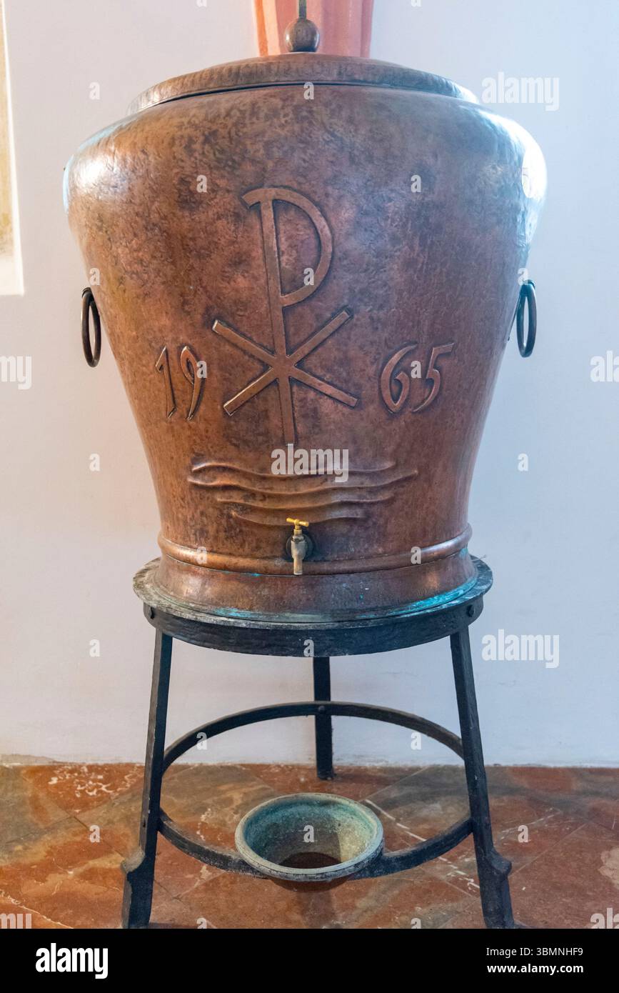 Large Jug of Holy Water Stock Photo - Alamy