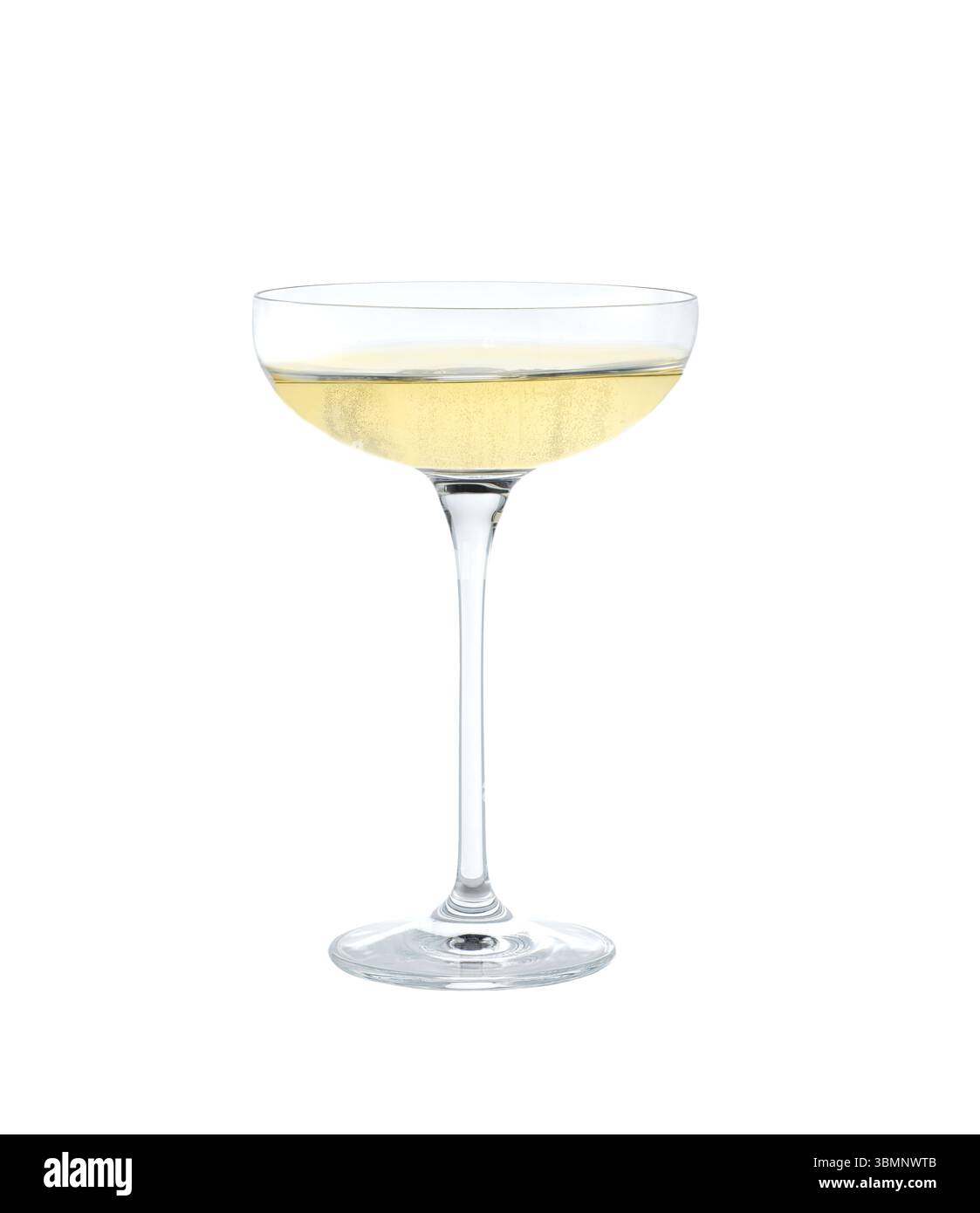 glass of champagne isolated on a white background,champagne glass cut ...