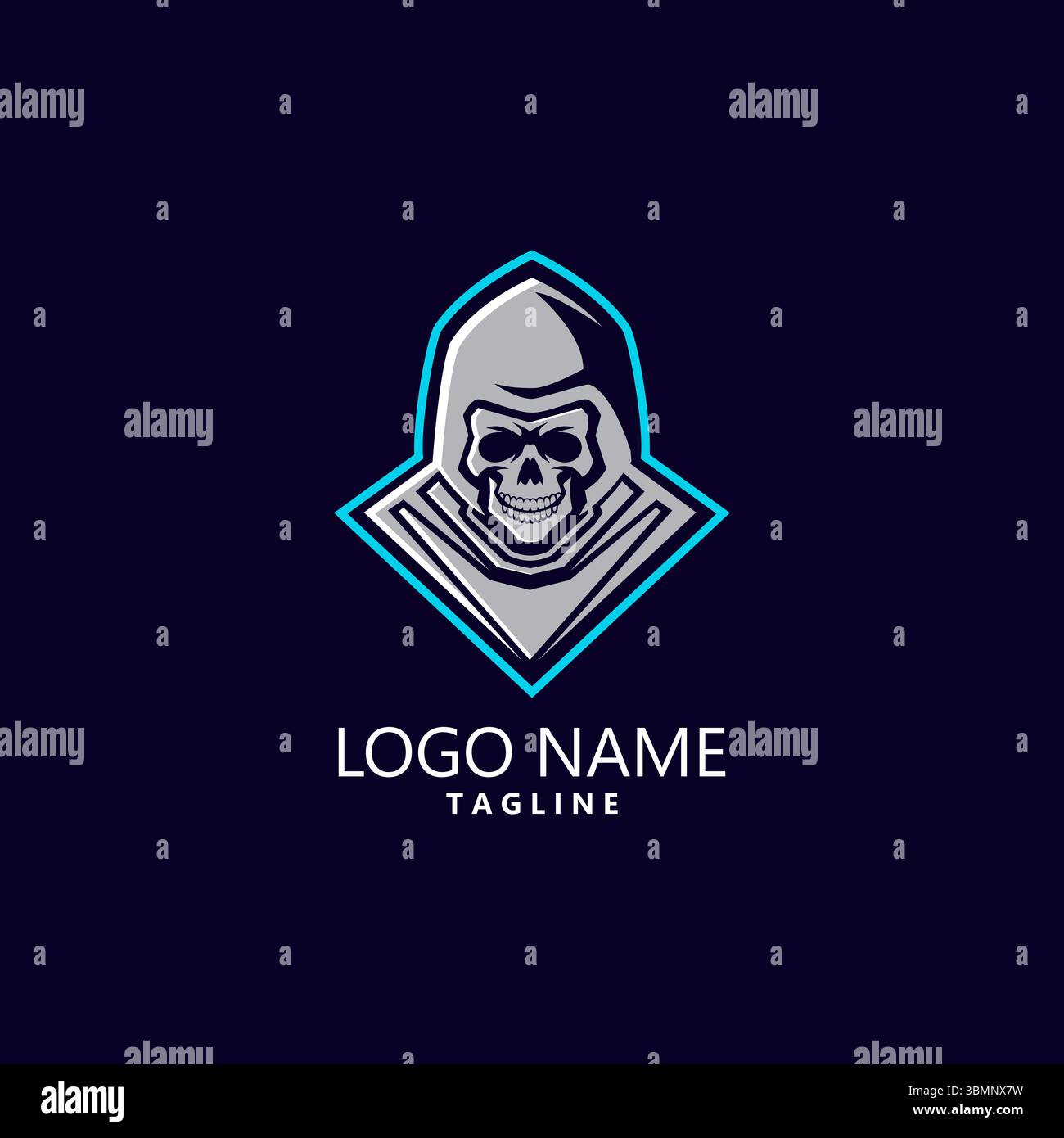 assassin skull mascot logo design vector Stock Vector Image & Art - Alamy