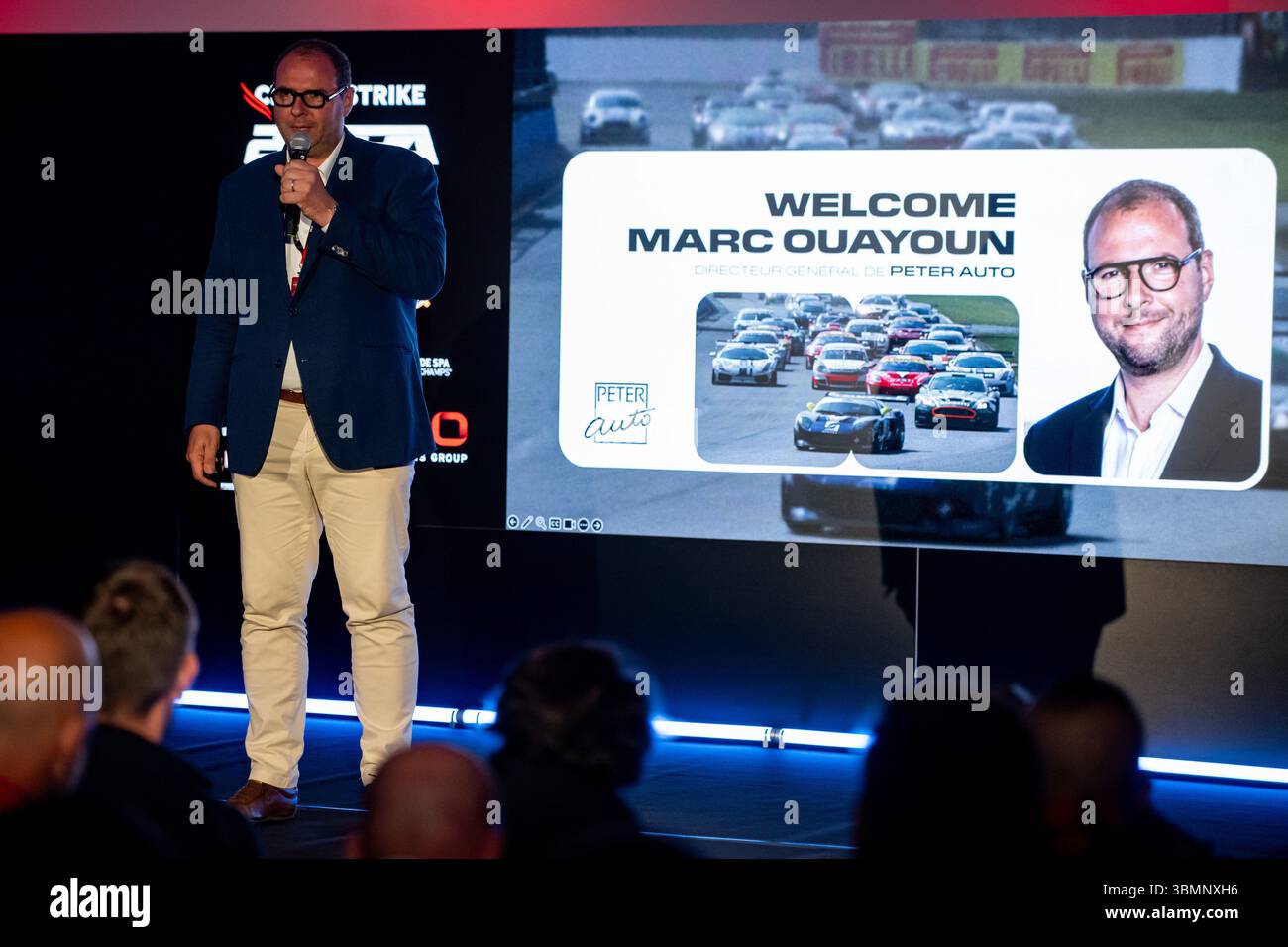SRO Press conference Marc Ouayoun, Peter Auto, during the CrowdStrike ...