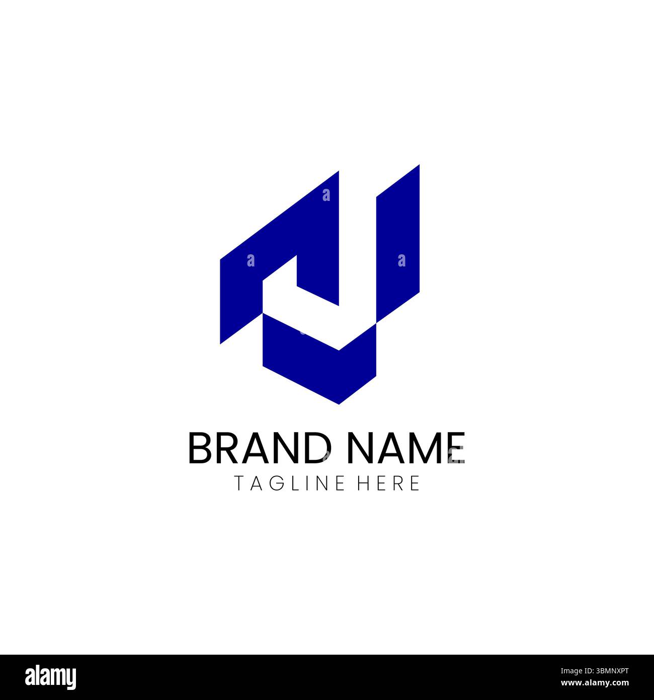 Initial based logo Cut Out Stock Images & Pictures - Alamy