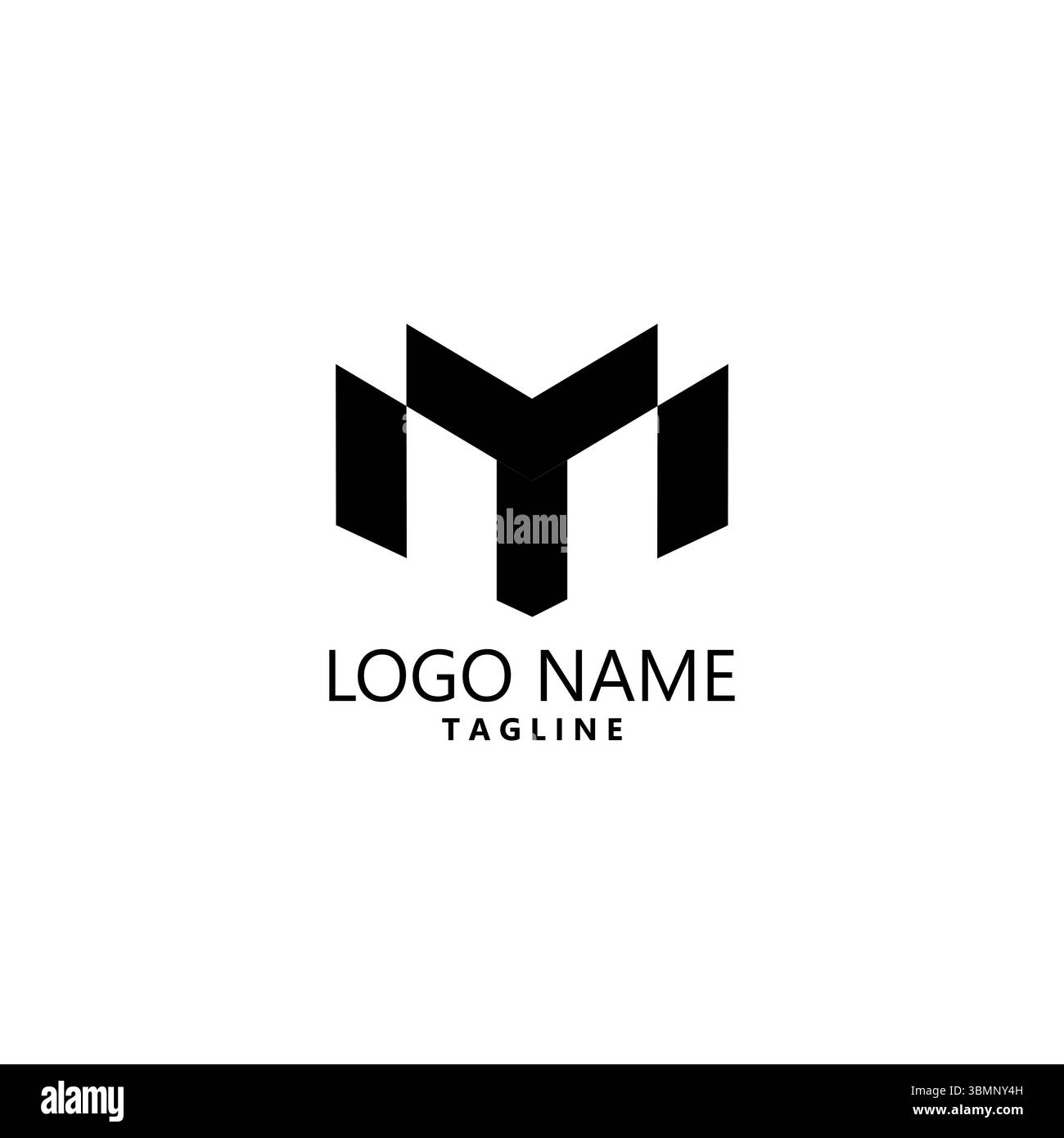 letter MY logo design vector Stock Vector Image & Art - Alamy
