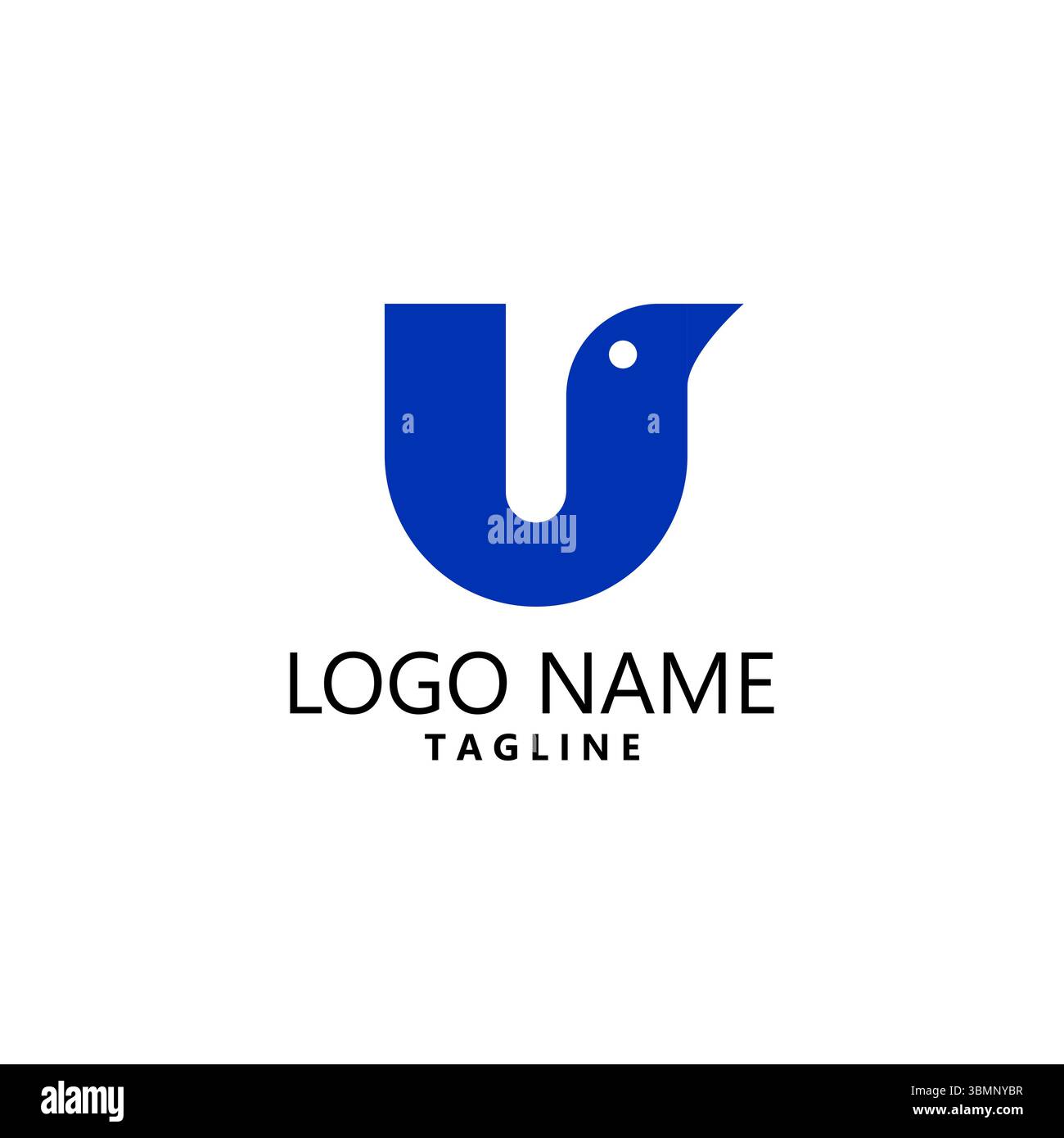letter U bird logo design vector Stock Vector Image & Art - Alamy
