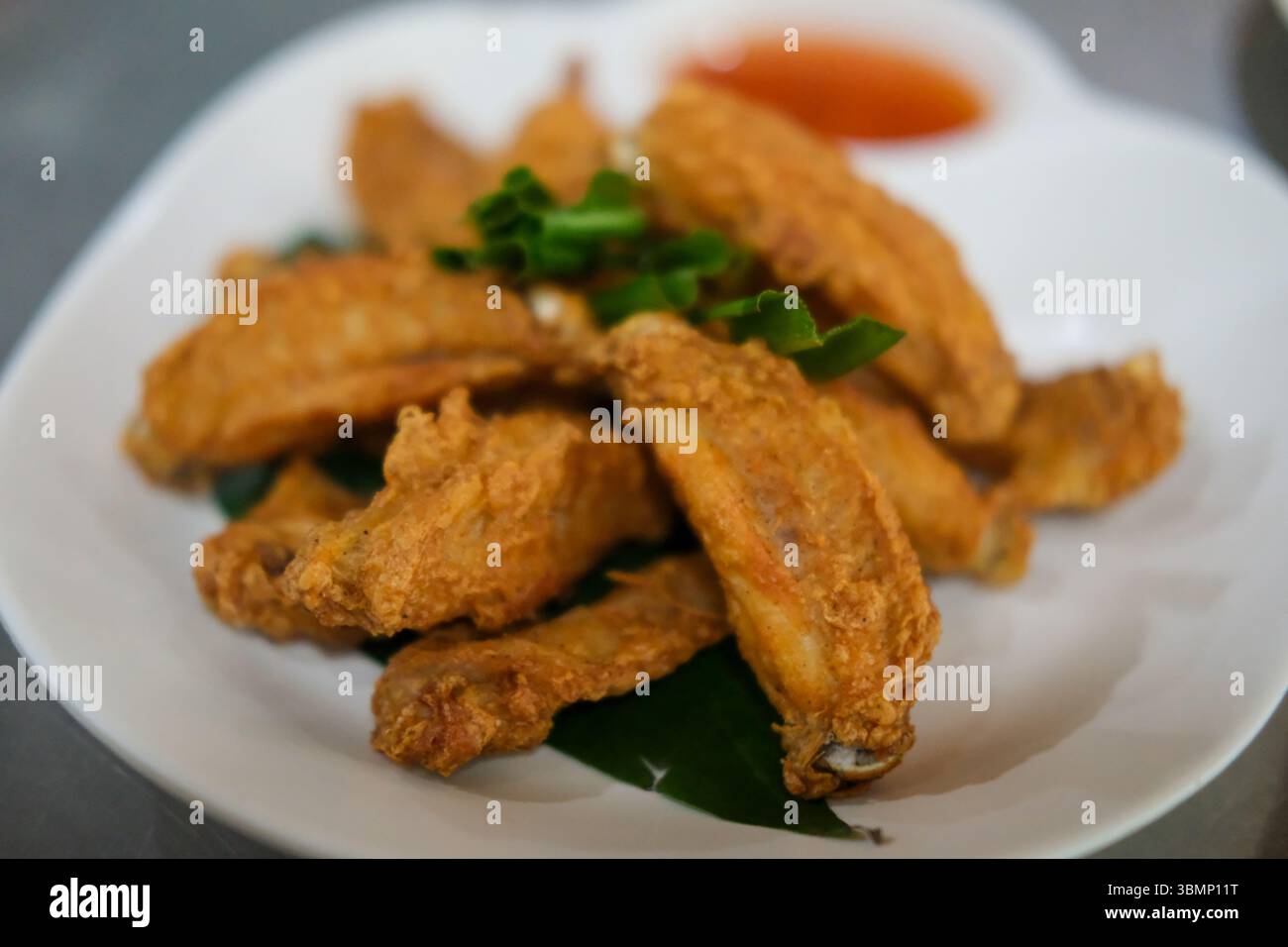 Batter fried chicken ketchup hi-res stock photography and images - Alamy