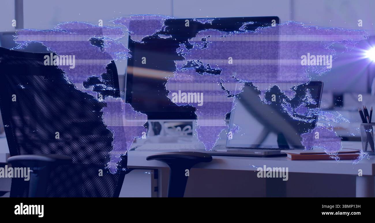 Translucent world map overlay hi-res stock photography and images - Alamy