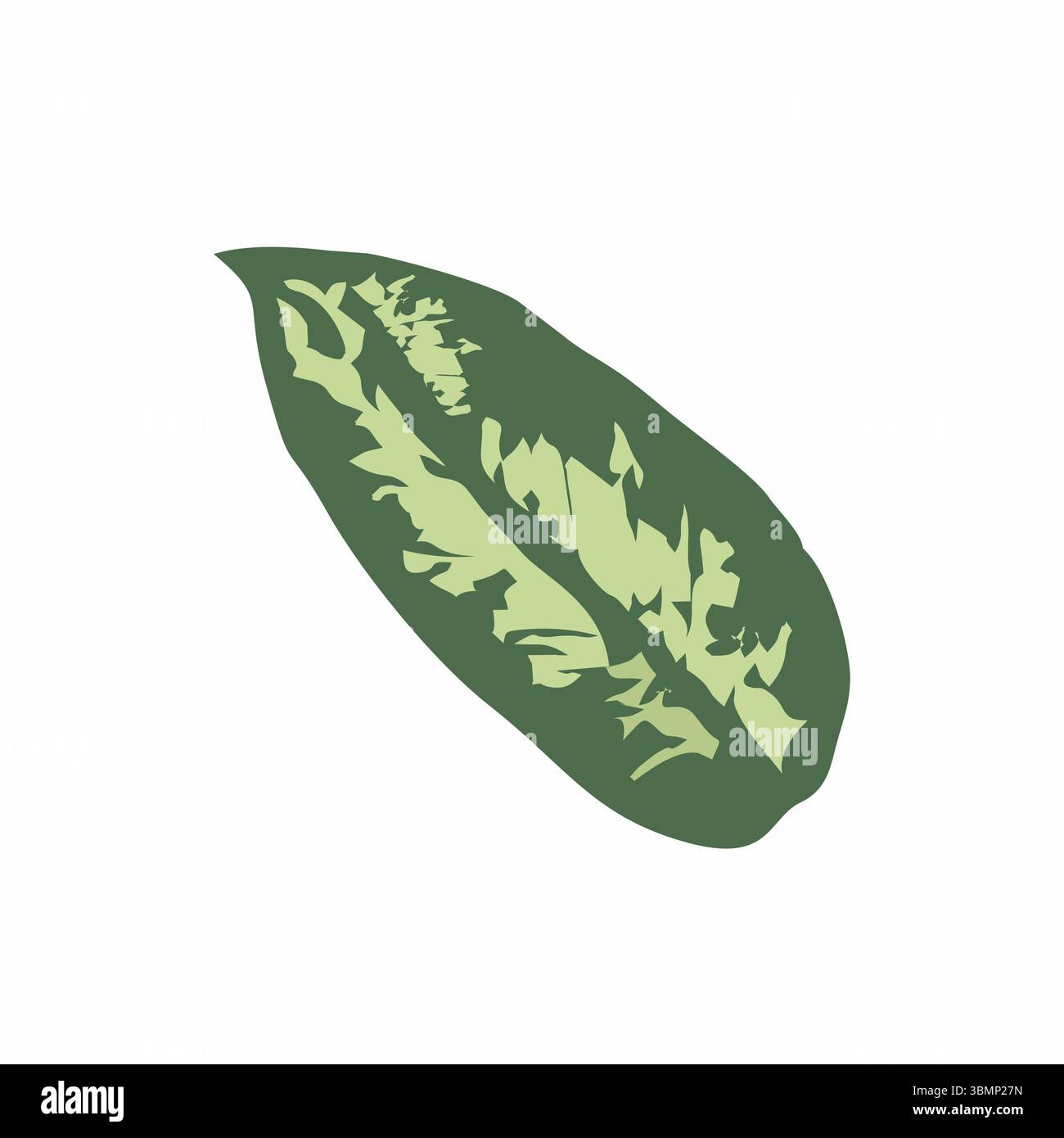 Autumn leaves 2d drawing Cut Out Stock Images & Pictures - Alamy
