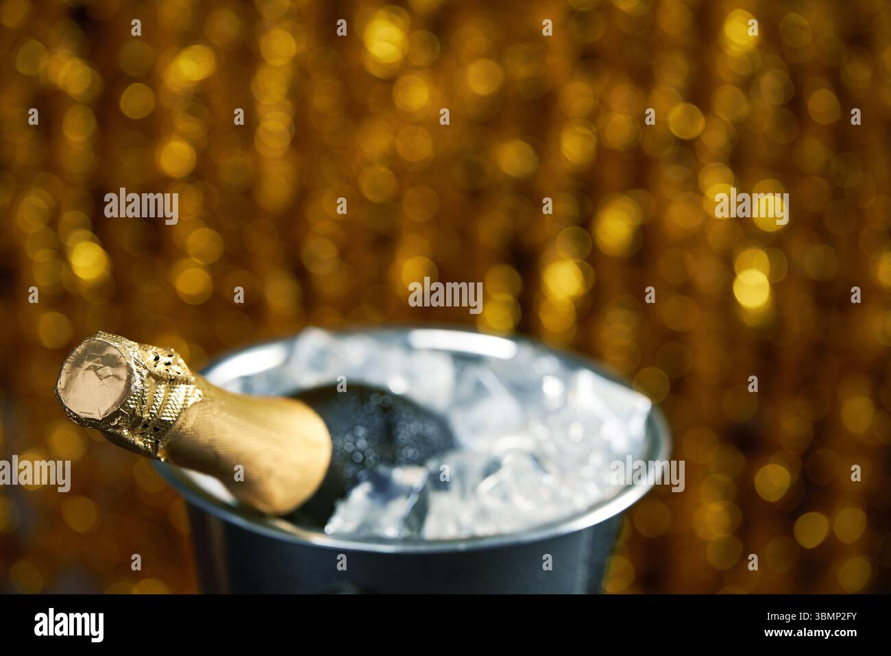 Celebration theme with champagne still life Stock Photo - Alamy