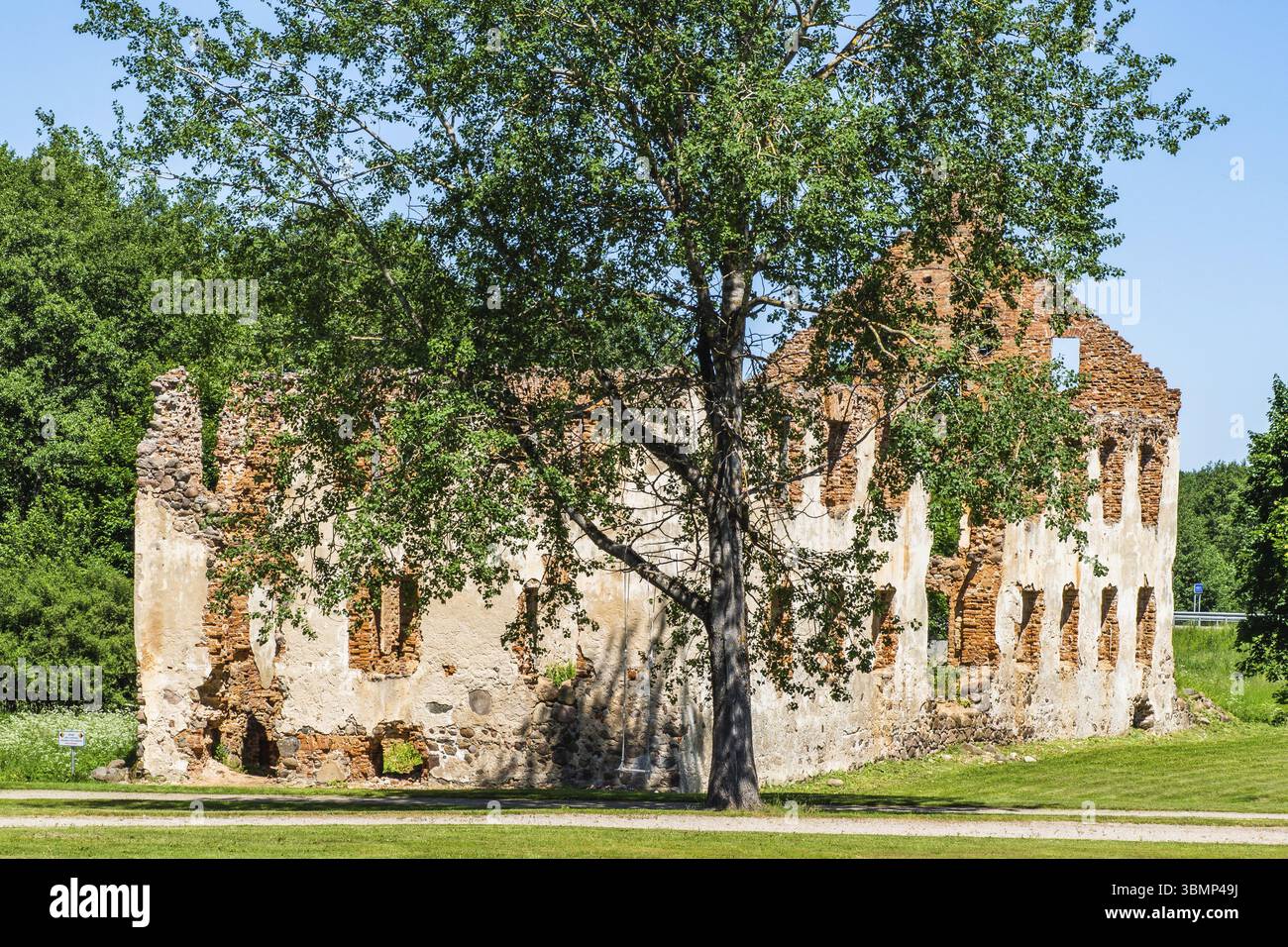 Old Abandoned Manor House Ruins - Paulava Republic, Lithuania, Europe ...