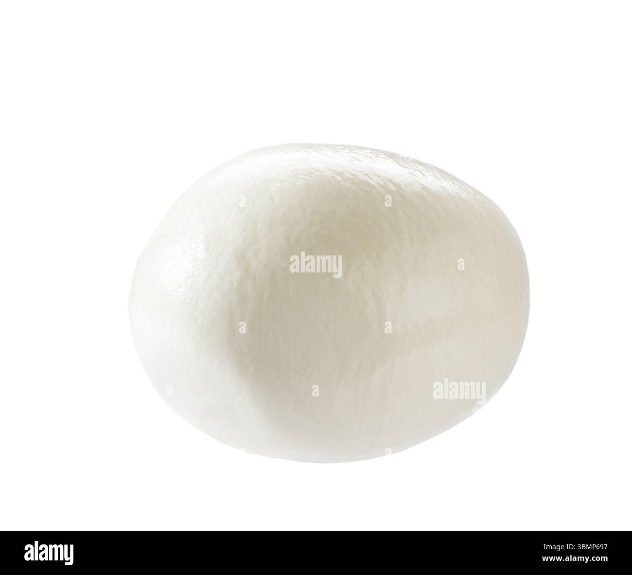 soft Italian cheese mozzarella isolated on white background Stock Photo ...