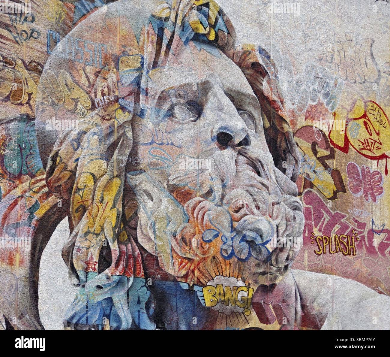 Classical art graffiti in hi-res stock photography and images - Alamy