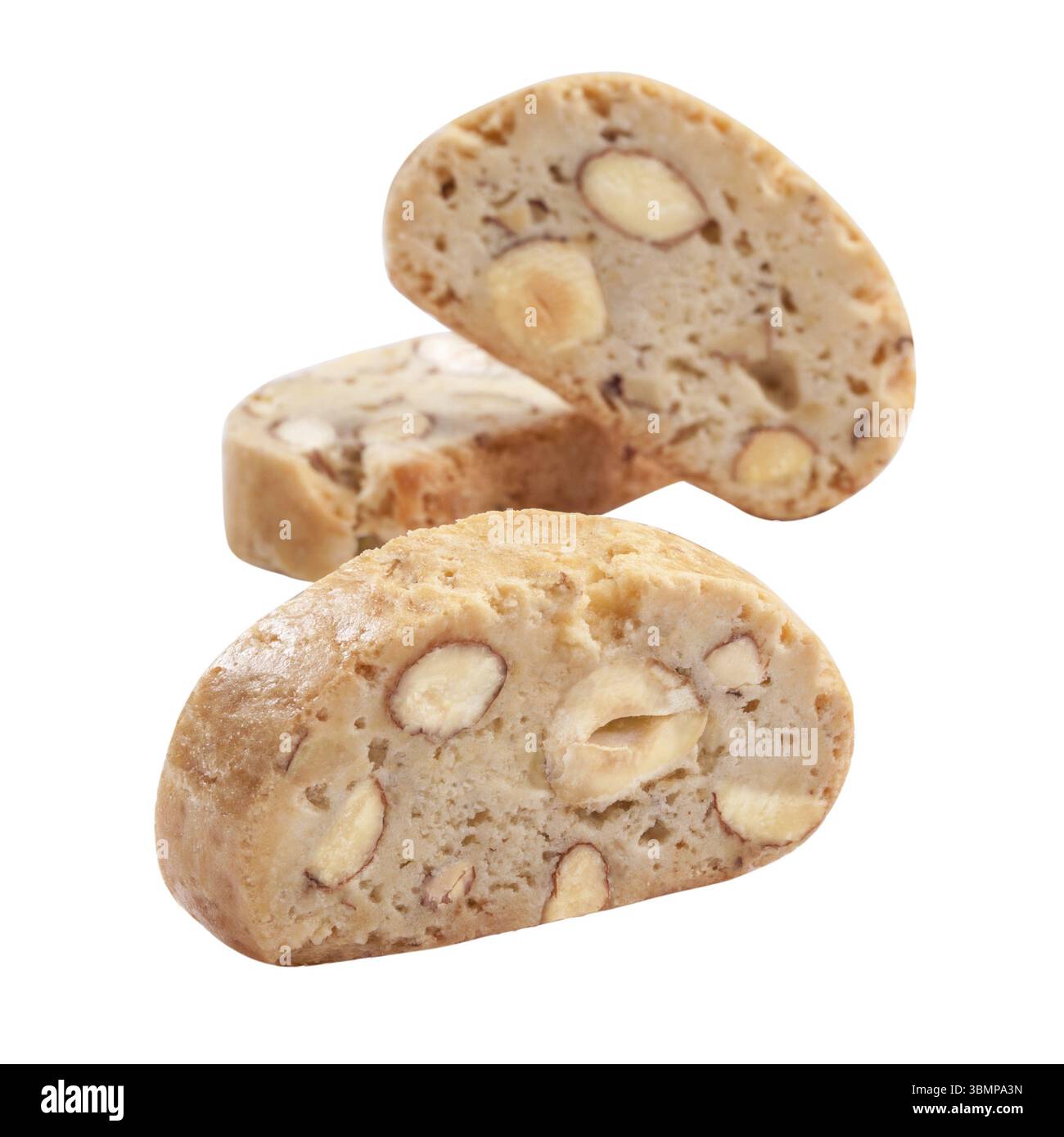 Delicious Italian style cantucci biscuits with almonds and hazelnuts ...