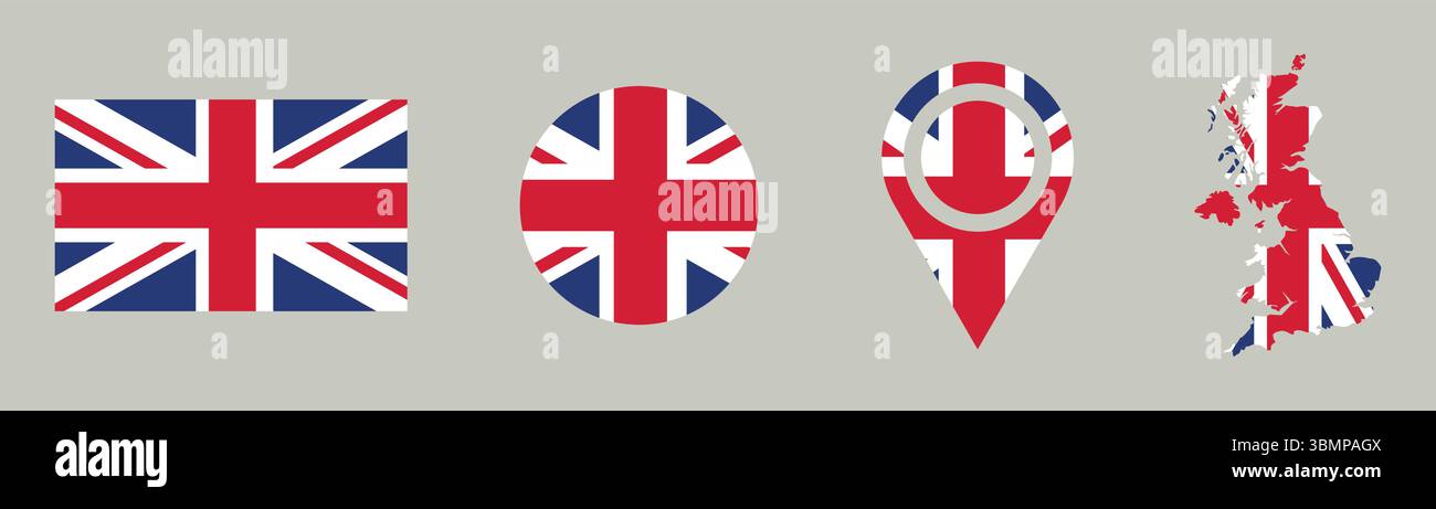 UK National flag vector illustration Stock Vector Image & Art - Alamy