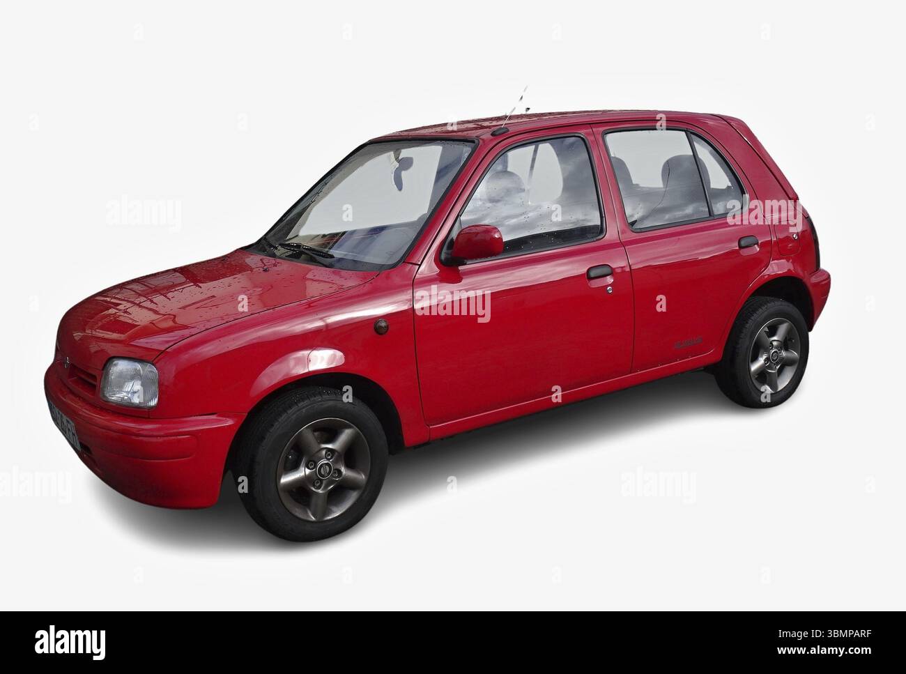 Car parked on city Cut Out Stock Images & Pictures - Alamy