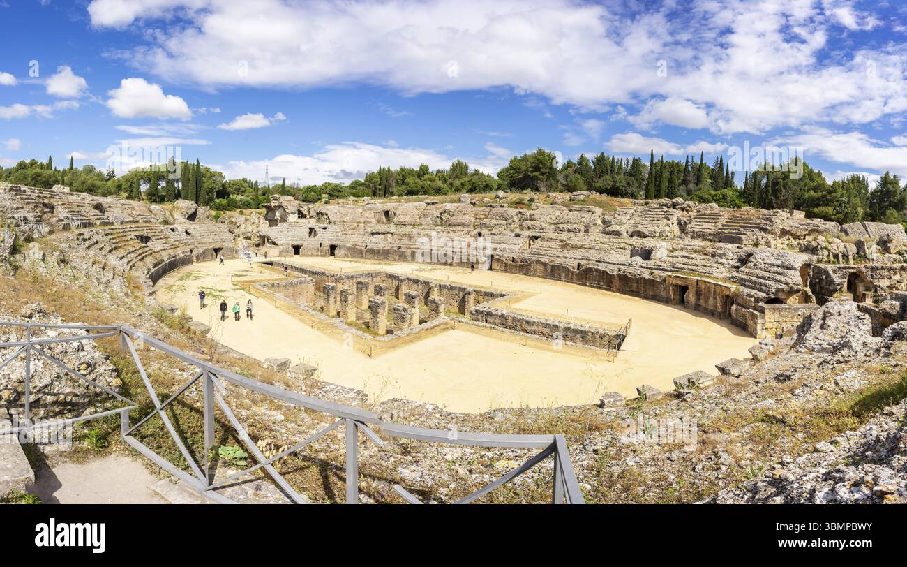 Italica amphitheater, time of Emperor Hadrian, years 117-138., Italica ...