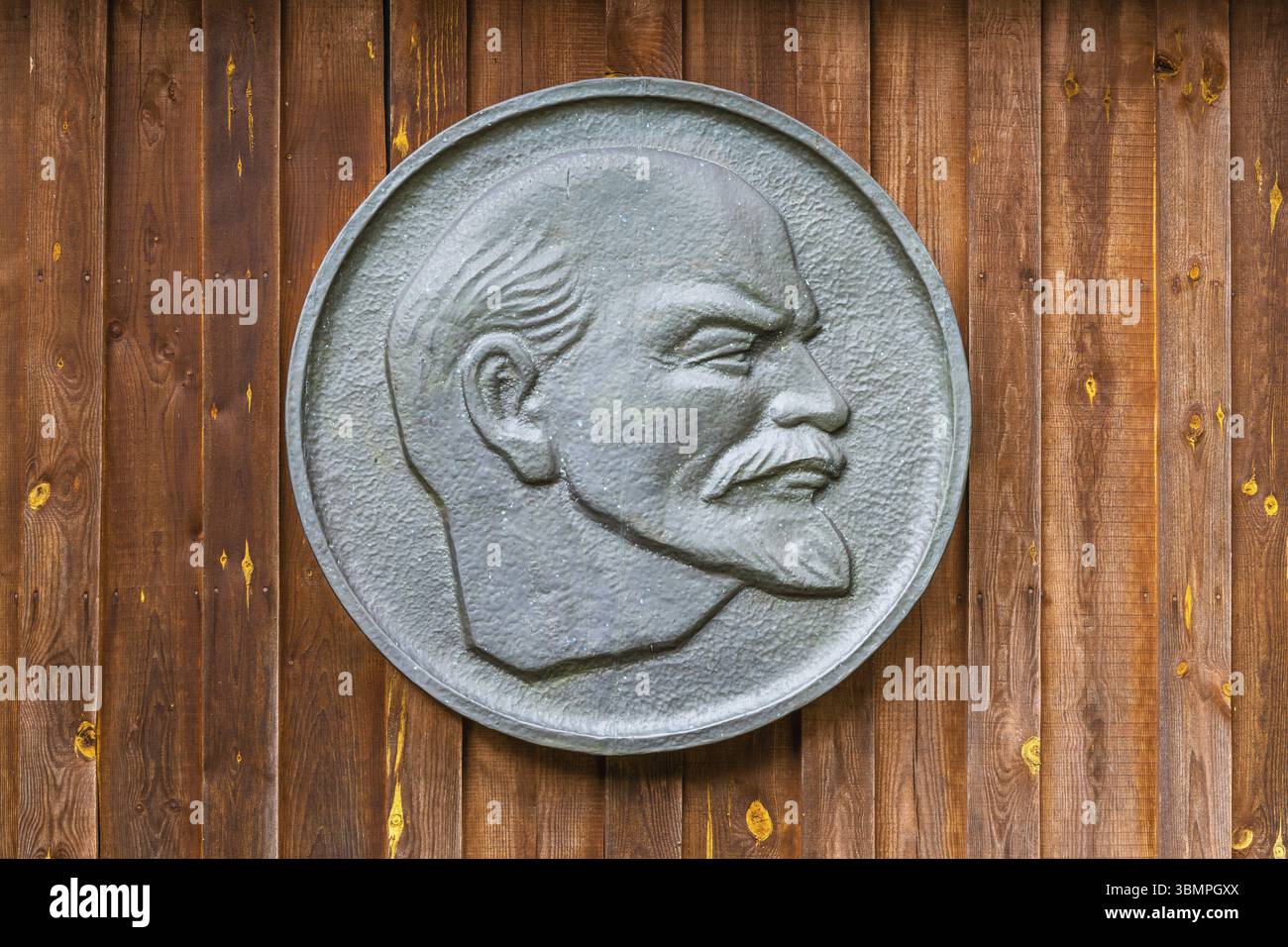 Commemorative plaque for Vladimir Lenin, Russian revolutionary and ...