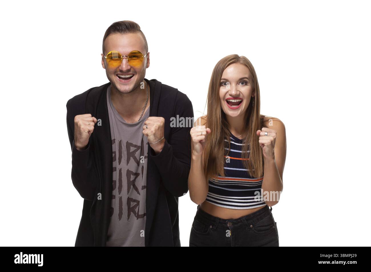 Overjoyed concept Cut Out Stock Images & Pictures - Alamy