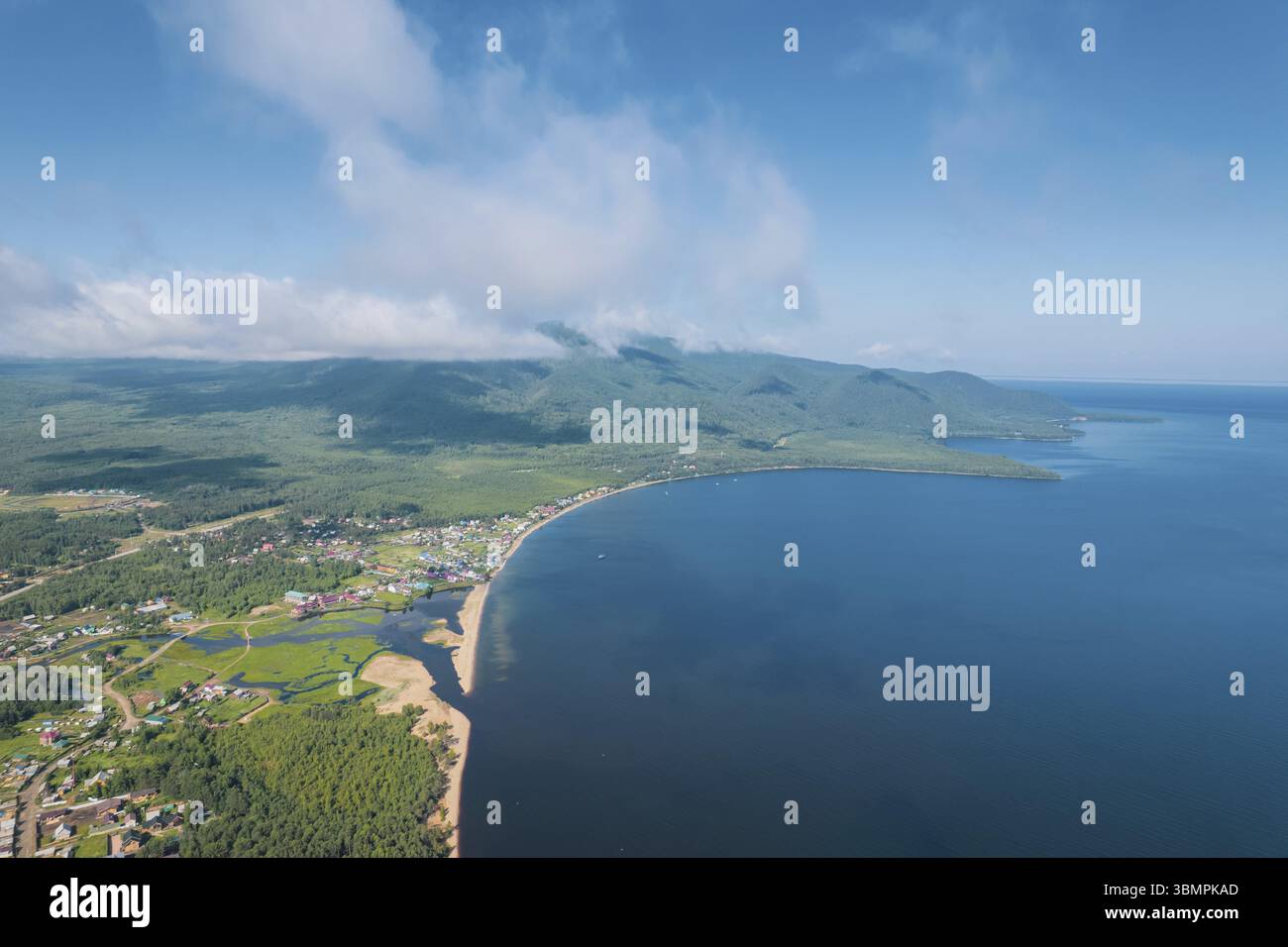 Summertime imagery of Lake Baikal is a rift lake located in southern ...