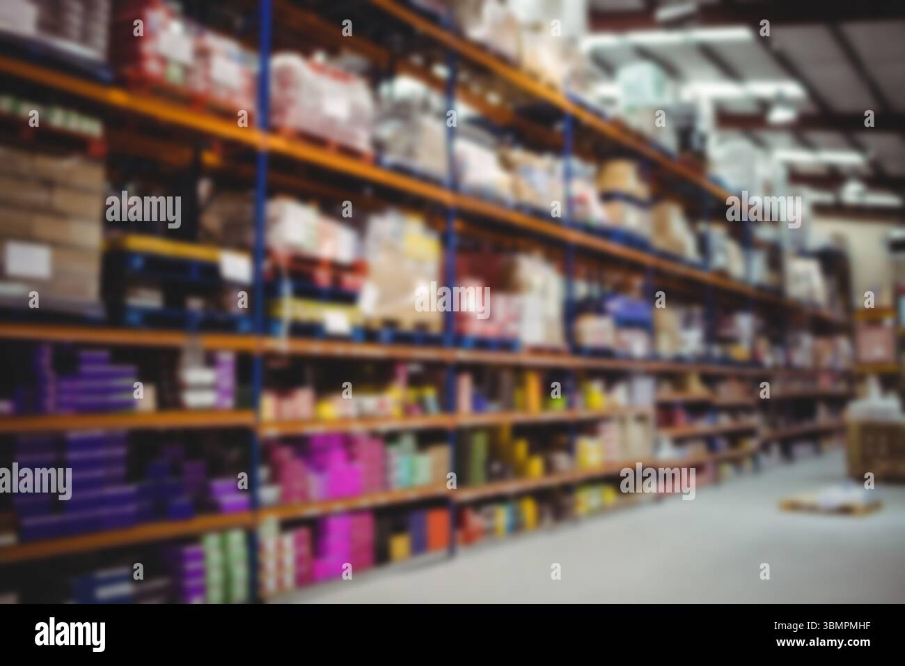 Products on rack in factory Stock Photo - Alamy