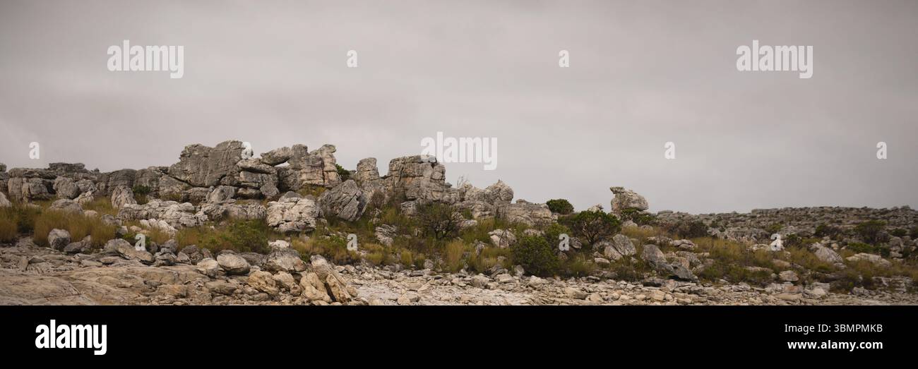 Rugged terrain of scattered rocks hi-res stock photography and images ...