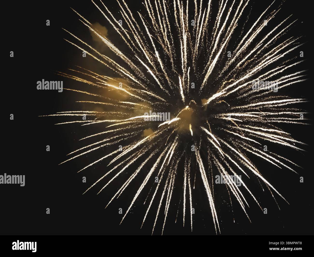 Fireworks, sparks, and firecrackers light up the night sky Stock Photo ...