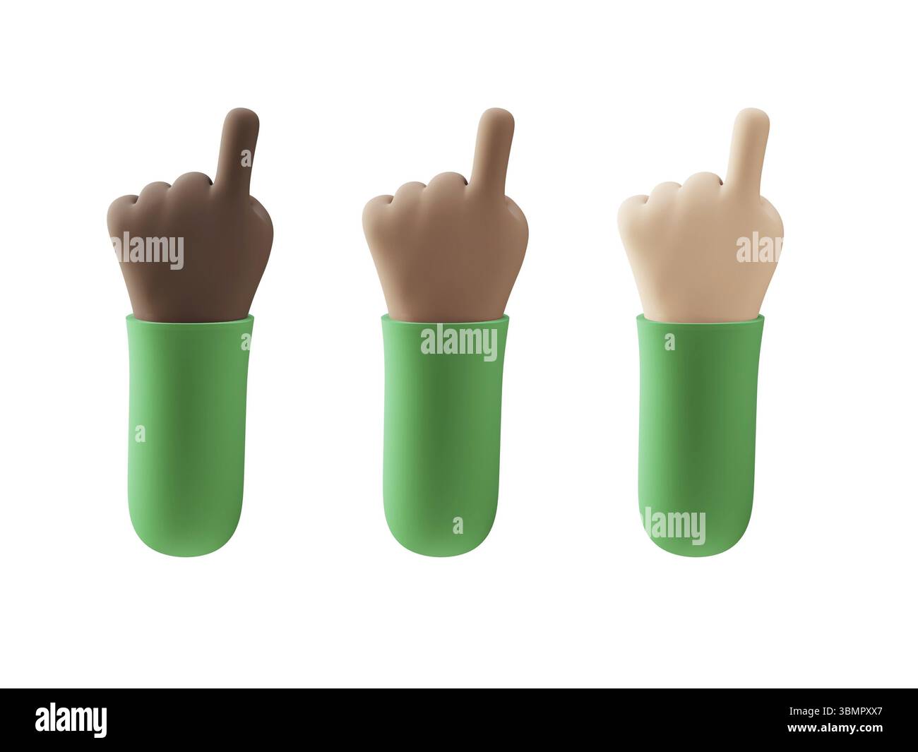 Render in 3d cartoon Cut Out Stock Images & Pictures - Alamy