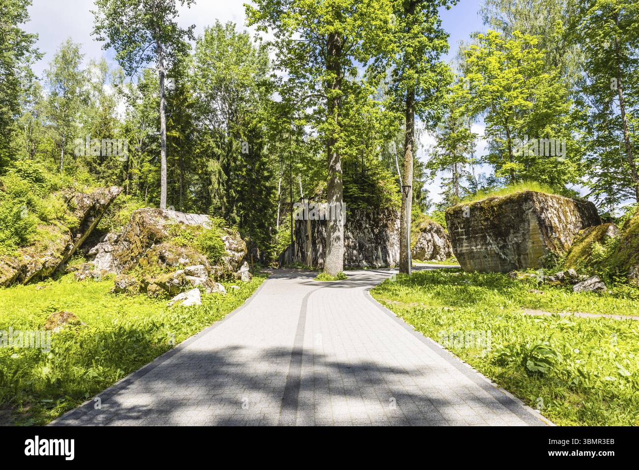 Ruins of building in the Wolf's Lair. Former war headquarters of Adolf ...