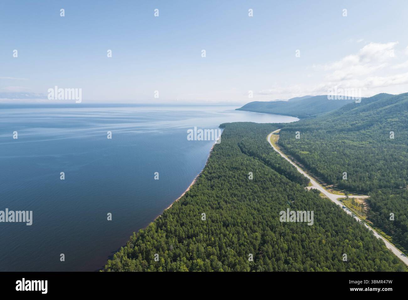 Summertime imagery of Lake Baikal is a rift lake located in southern ...
