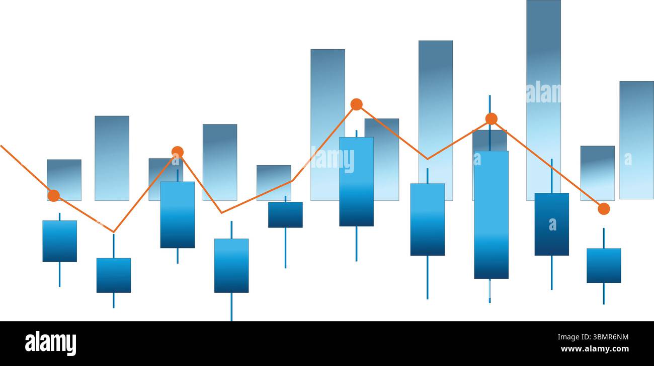 Candlestickchart Stock Vector Images - Alamy