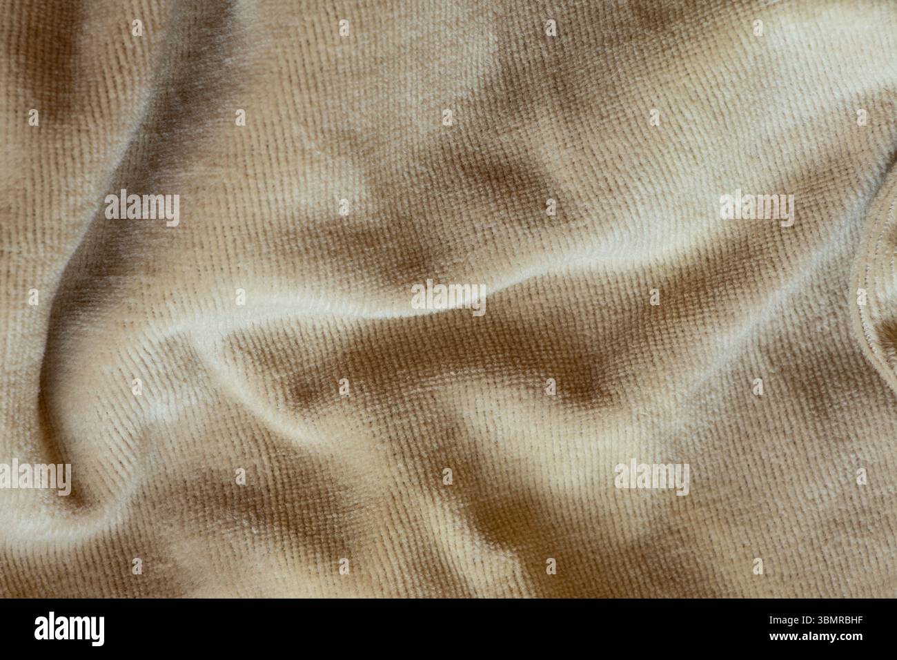 Velour fabric cotton beige close up texture for background, wallpaper ...