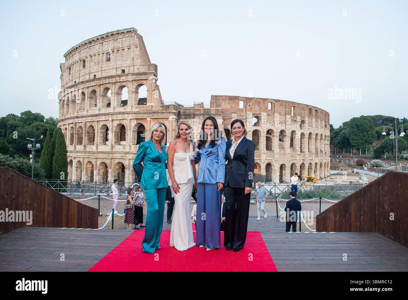 Roma, Italia. 27th June, 2025. Laura Bertolesi, Claudia Gerini, Giada ...
