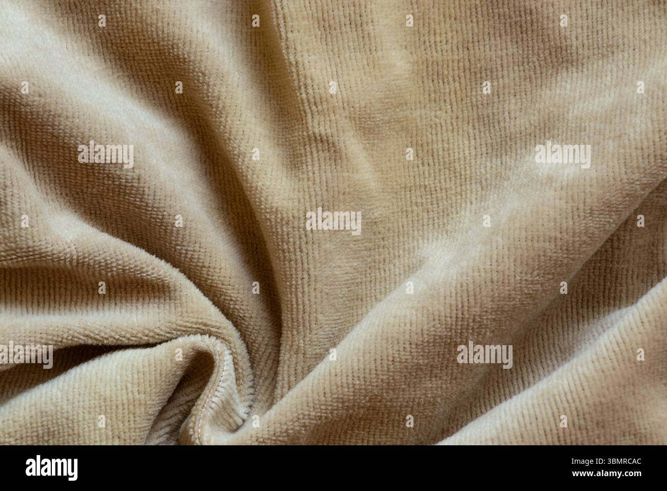 Velour fabric cotton beige close up texture for background, wallpaper ...