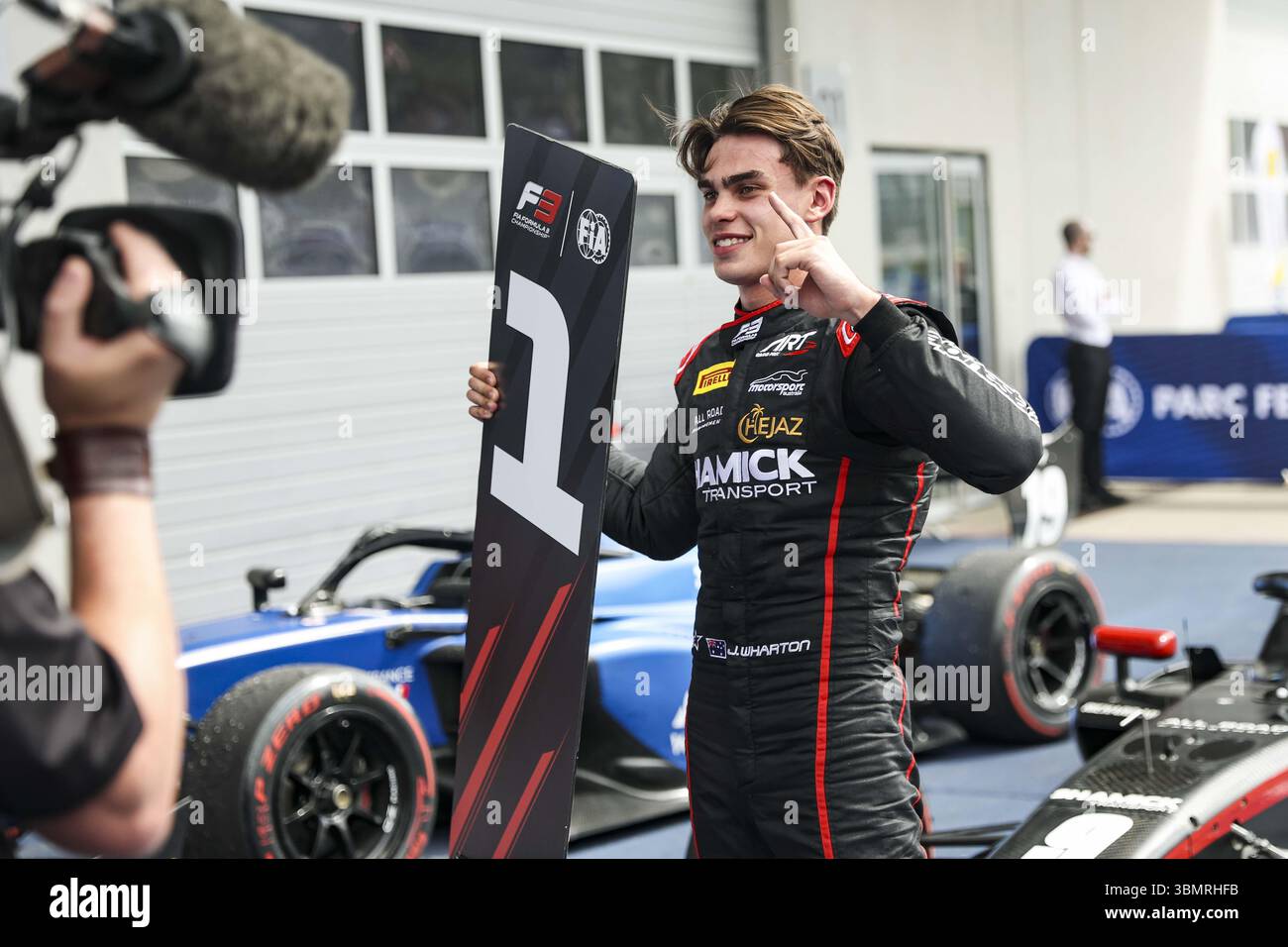 WHARTON James (aus), ART Grand Prix, Dallara F3 2025, portrait ...
