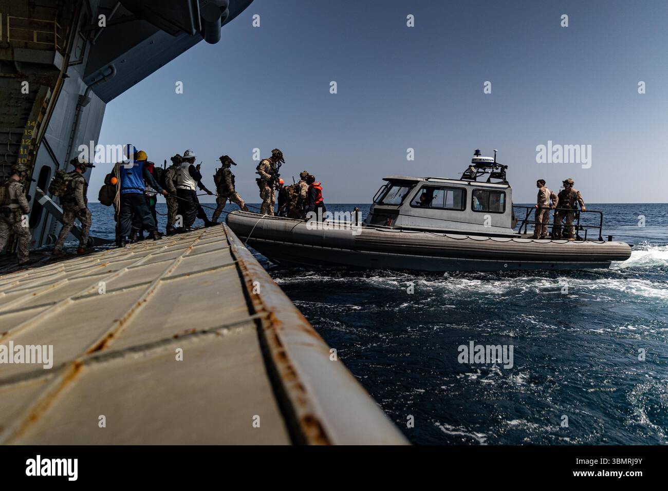 U.S. Marines with Maritime Special Purpose Force, 22nd Marine ...