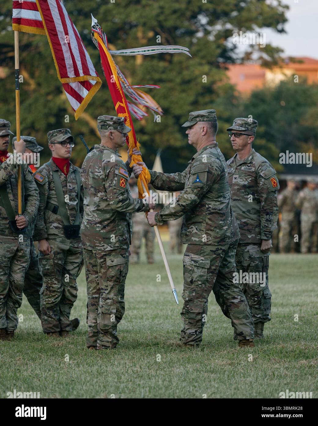 Soldiers of the 75th Field Artillery Brigade conducted their Change of ...