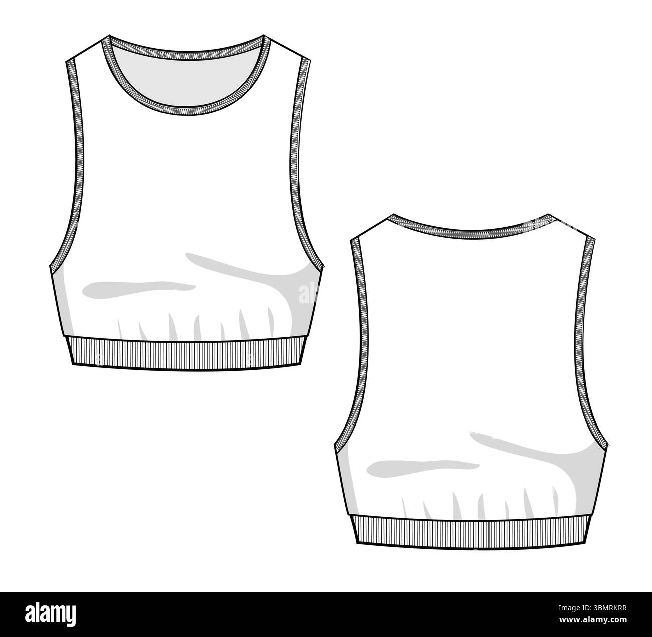 Sweater vest flat sketch hi-res stock photography and images - Alamy