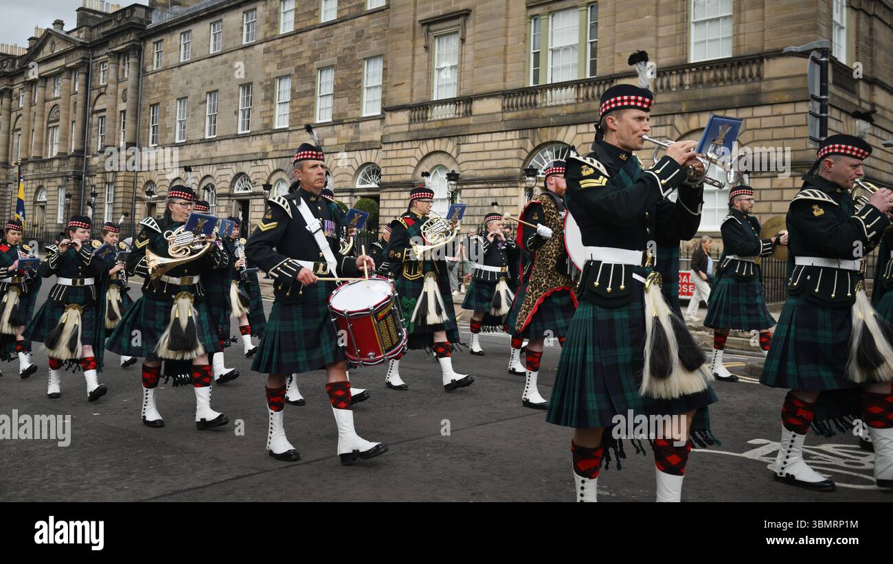 Edinburgh Scotland, UK 28 June 2025. The Armed Forces Day Parade led by ...