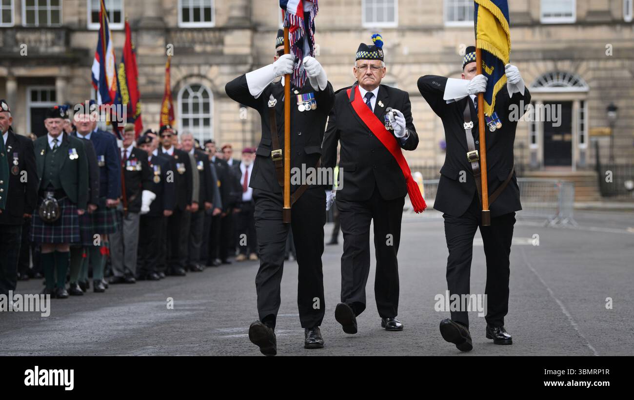Edinburgh Scotland, UK 28 June 2025. The Armed Forces Day Parade led by ...