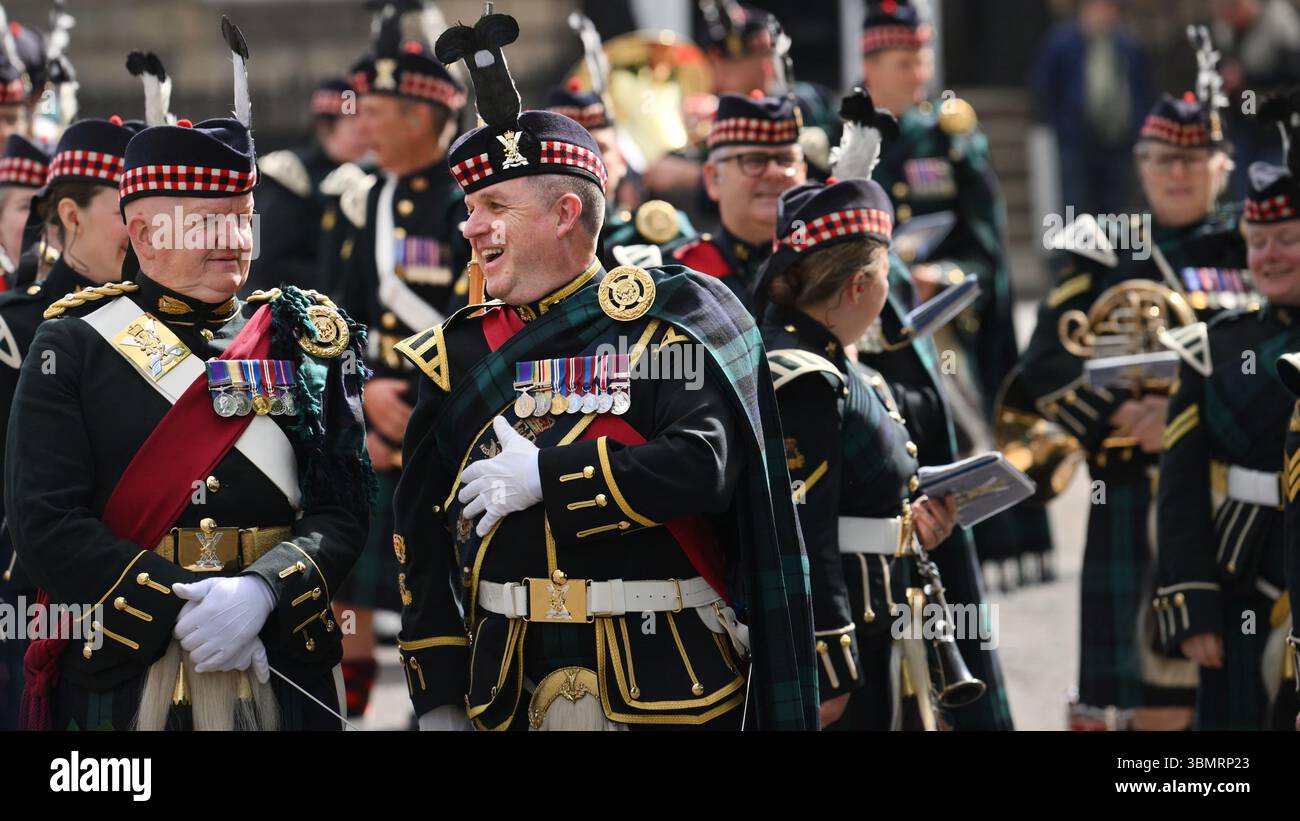 Edinburgh Scotland, UK 28 June 2025. The Armed Forces Day Parade led by ...