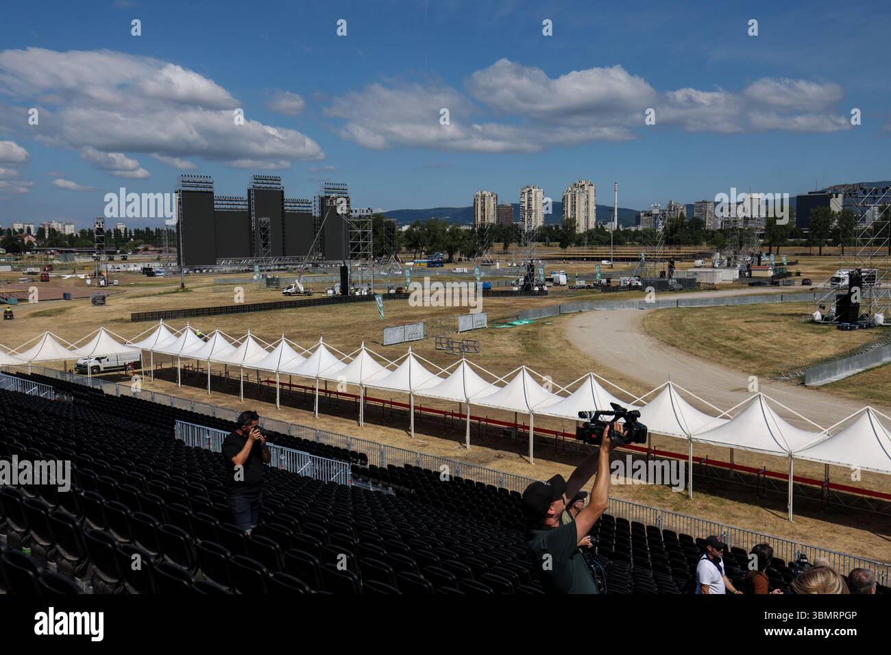 Zagreb, Croatia. 28th June, 2025. Final prepartions are made for Marko ...